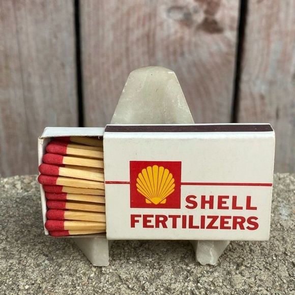 Vintage | Accents | Vintage Shell Fertilizers Red Tipped Matches ...